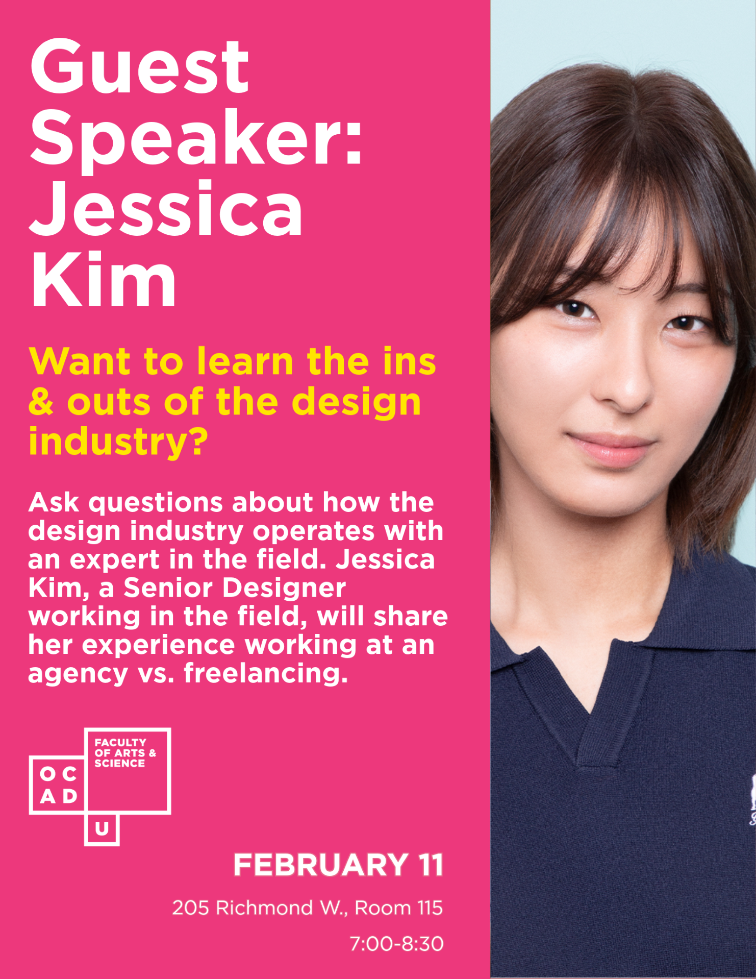 Guest Speaker: Jessica Kim | OCAD University