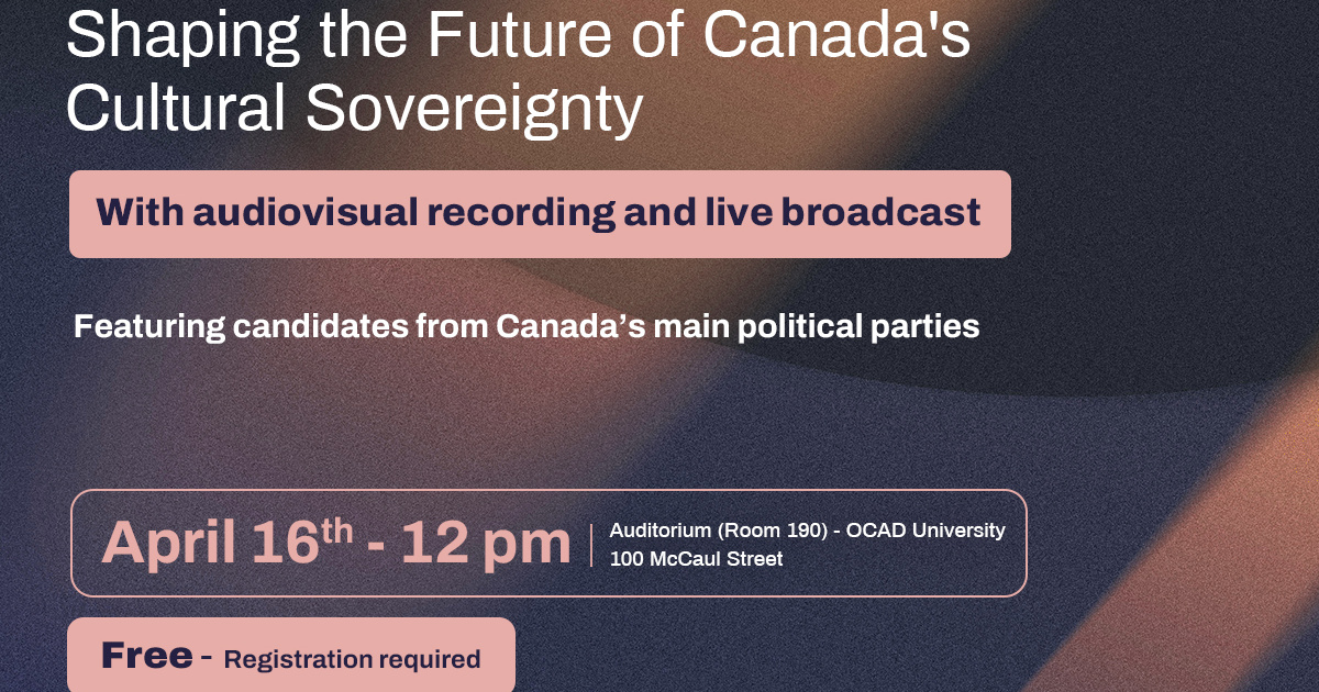 OCAD U co-hosts townhall on arts and culture | OCAD University